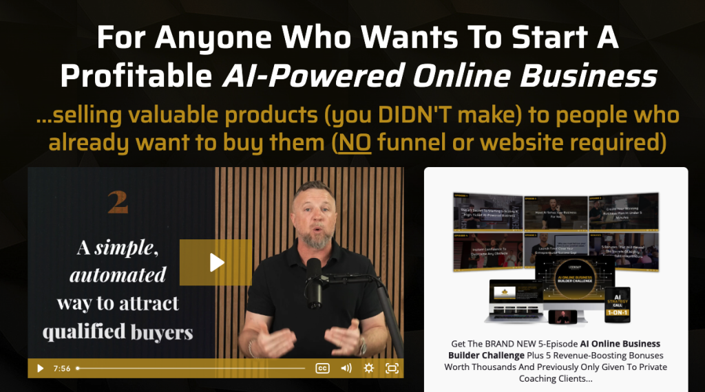 AI Online Business Builder Challenge - Dave Sharpe Legit?